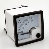 China High Quality 48*48mm Analog Ampere Panel Meter Single Phase Overload Meter AC 80/5A 50/60Hz CE RoHS Certified Accuracy Class for sale