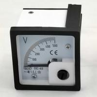 China Analog 48*48 Panel Meter and AC Ammeter/Voltmeter Three Phase for Ac Amp Volt Meter Measurement for sale