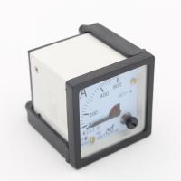 China 48*48 Analog Panel Meter AC Ammeter and AC Voltmeter with Measuring Amp Volt Meter Targeted Product Category for sale