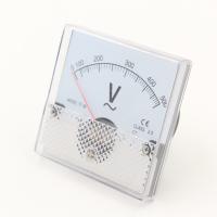 China 80*80mm Three-Phase Analog Voltmeter Motor 400V AC Voltage Meter Key Feature for Voltage Meters for sale