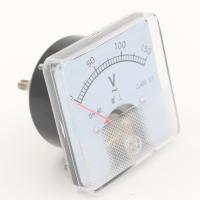 China 110V AC Analog Voltmeter 60*60 Single Analog Display for 0-150V AC Voltage Product Category Voltage Meters for sale
