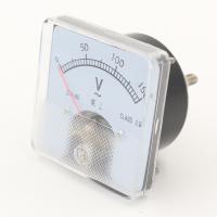China 110V AC Analog Voltmeter 60*60 Single Analog Display for 0-150V AC Voltage Product Category Voltage Meters for sale
