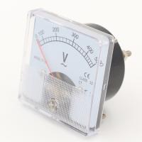 China 60*60 Analog AC Panel Voltmeter 3-Phase Circuit with 0-500V Measuring Range for Voltage Measurements for sale