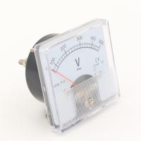 China 60*60 Analog AC Panel Voltmeter 3-Phase Circuit with 0-500V Measuring Range for Voltage Measurements for sale