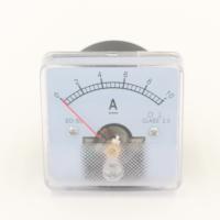China High Quality 0-10Amp Analog Volt Meter 50*50mm DC Ammeter Panel Meter 0-600V AC Supply Class 2.5 Accuracy 2-Year Warranty Single for sale