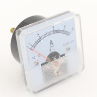 China 50*50mm Analog AC Panel Meter Ammeter Voltmeter Different Types with 10A Measuring Function Various Functions Analog Meter for sale