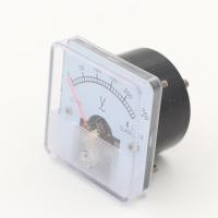 China 50*50mm Analog Voltage Meter AC Voltmeter Display with 0-250V Measurement DC Current Parameter Measurement for sale
