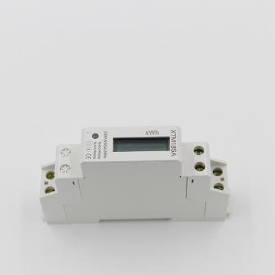 China XTM18SA Series Single Phase Smart KWH Digital Energy Meter 5(30)A 230V 2 Wire DIN Rail for sale