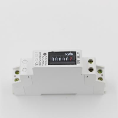 China 1 Phase 2 Wire XTM18S Series DIN Rail Smart KWH Energy Meter 5(30)A 230V for sale