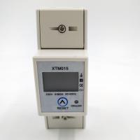 China XTM015SA Series Single Phase DIN Rail Smart KWH Digital Energy Meter 5(80)A 230V 2 Wire RS485 Communication 1.0 Accuracy Class 2 for sale