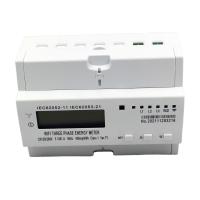 China 380V 5A Smart WiFi Energy Meter Four-Wire Din Rail Kwh Meter with App Control for Three-Phase Home or Office Use for sale
