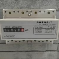 China XTM1250S Series 3-Phase 4-Wire Energy Meter Analog KWH Meter 3*10(40)A 380V DIN Rail Type for sale