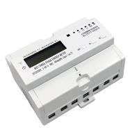 China TUYA App 380V 5(60)A Three Phase Four Wires Smart Wifi Energy Meter for Din Rail Mounting for sale