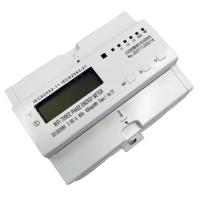China TUYA App 380V 5(60)A Three Phase Four Wires Smart Wifi Energy Meter for Din Rail Mounting for sale