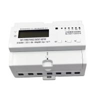China TUYA App 380V 5(60)A Three Phase Four Wires Smart Wifi Energy Meter for Din Rail Mounting for sale