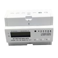 China 380V 5(60)A 3 Phase 4 Wires Smart Wifi Energy Meter for Din Rail Mounting TUYA App for sale