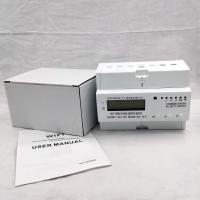 China 380V 5(60)A 3 Phase 4 Wires Smart Wifi Energy Meter for Din Rail Mounting TUYA App for sale