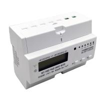 China 380V 5(60)A 3 Phase 4 Wires Smart Wifi Energy Meter for Din Rail Mounting TUYA App for sale