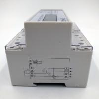China 3 Phase 4 Wire  Energy Meter XTM1250SA Series DIN Rail Type Digital  KWH Meter 3*10(40)A 380V for sale