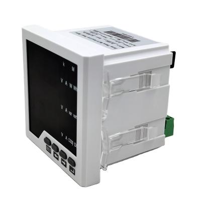 China High Quality 96*96 LED Digital Panel Meters Three-Phase Multifunction Electrical Power Meter with RS485 Modbus Technology for sale