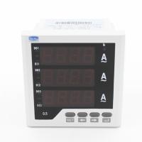 China Three-Phase Digital AC Ammeter with LED Display and Relay Output RS485 Panel Meter 96*96 for sale