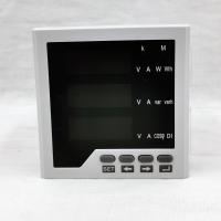 China 96*96 Digital Multifunction Three-Phase Panel Ammeter RS485 Modbus KWH Meter with Energy Power Features for sale