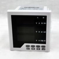 China 96*96mm 3 Phase Smart Digital Multifunction Panel AMMETER Power Electric Meter with LCD Display and RS485 Modbus for sale