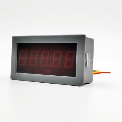 China High Quality Mini Digital Panel Voltmeter 4 1/2 Digit LED Display Measures DC Voltage 500V Three Phase 0.1% Accuracy 50/60Hz for sale