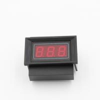 China Mini 3 1/2 Digit LED Display Panel Mount Single Phase Voltmeter 220V AC IP53 1.0 Accuracy 500V Max 50/60Hz 2-Year Warranty for sale