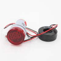 China MEH AD16-22DSA 22mm Mini Digital Ammeter Indicator Lamp 0.5 Accuracy 220V AC Single Phase for LED Voltmeter 100A AC Panel Meters for sale