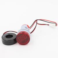 China MEH AD16-22DSA 22mm Mini Digital Ammeter Indicator Lamp 0.5 Accuracy 220V AC Single Phase for LED Voltmeter 100A AC Panel Meters for sale