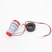 China MEH AD16-22DSA 22mm Mini Digital Ammeter Indicator Lamp 0.5 Accuracy 220V AC Single Phase for LED Voltmeter 100A AC Panel Meters for sale