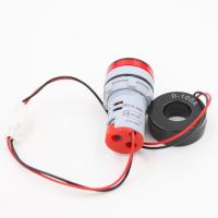 China MEH AD16-22DSA 22mm Mini Digital Ammeter Indicator Lamp 0.5 Accuracy 220V AC Single Phase for LED Voltmeter 100A AC Panel Meters for sale