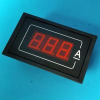 China Mini Digital Ammeter DC 99.9A Meter Digital Panel Ampere 3 Digits LED Display Single Phase AC 220V 1.0 Accuracy Class SK85-CA for sale