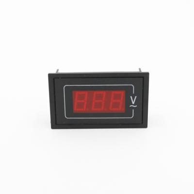 China Mini Digital Voltage Meter Single Phase AC 80-500V DC Current Measurement Three-digit LED Display IP53 Rated 2-Year Warranty for sale