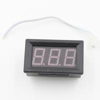 China 0.56-Inch LED Digital Voltmeter Two-Wire DC4.5V-30.0V Range Reverse Connection Protection IP65 Rated Accuracy Class 2.5 for sale