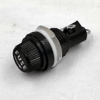 China 10A 250V Bakelite Fuse Holder Electric Fuse Cutout Box and Screw Type Panel Mount Fuse Holder  5*20mm for sale