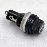 China 10A 250V Bakelite Fuse Holder Electric Fuse Cutout Box and Screw Type Panel Mount Fuse Holder  5*20mm for sale