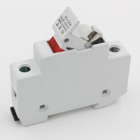 China 10X38 1A to 32A 1000V DC Solar PV Fuse Holder GPV Thermal Porcelain Fuse Base Switch with Indicator Lamp for sale