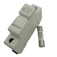 China 10X38 1A to 32A 1000V DC Solar PV Fuse Holder GPV Thermal Porcelain Fuse Base Switch for sale