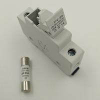 China 10X38 1A to 32A 1000V DC Solar PV Fuse Holder GPV Thermal Porcelain Fuse Base Switch for sale