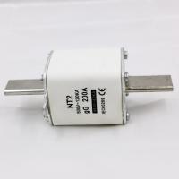 China High Breaking Capacity HRC Ceramic Copper Blade Fuse Block Links 500V 120KA 200A NT2/NH2 Non-Indicating Fast Blow CE/TUV for sale