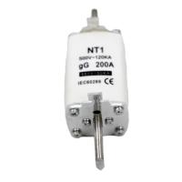 China High Breaking Capacity 500V 120KA 200A HRC Ceramic/Copper Fuse Link Low Voltage Fuse Block Thermal Usage CE/TUV Certified for sale