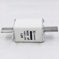 China High Breaking Capacity 500V 120KA 200A HRC Ceramic/Copper Fuse Link Low Voltage Fuse Block Thermal Usage CE/TUV Certified for sale