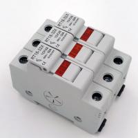 China 32A 500V Cylindrical Fuse RT18-32X 1P 2P 3P Fuse Base 10*38mm for Overload Short Circuit Protection AC 50Hz Low Voltage Panel for sale