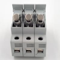 China 32A 500V Cylindrical Fuse RT18-32X 1P 2P 3P Fuse Base 10*38mm for Overload Short Circuit Protection AC 50Hz Low Voltage Panel for sale