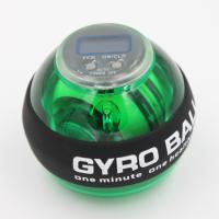 China High Quality Green LED Light Speed Meter Portable Wrist Gyro Power Exercise Ball PC+ABS+ZINC ALLOY Fitness Targets for Arm for sale