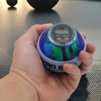 China Auto-Start Magic Wrist Trainer Portable Power Grip Ball Gyroscope Speed Meter Arm Strengthening Safety Durable Design Blue Zinc for sale