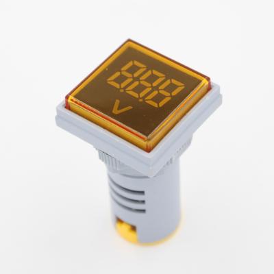 China Mini Panel 230V Single Phase Square Digital Ammeter LED Indicator Light IP53 0.5 Accuracy 500V AC/DC Voltage Measurement ABS for sale