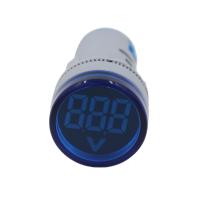 China Single-Phase 22mm Mini Digital Panel Voltmeter with LED Display IP53 Rated Accuracy 0.5 AC Volt Monitor Tester Meter 60-500V for sale